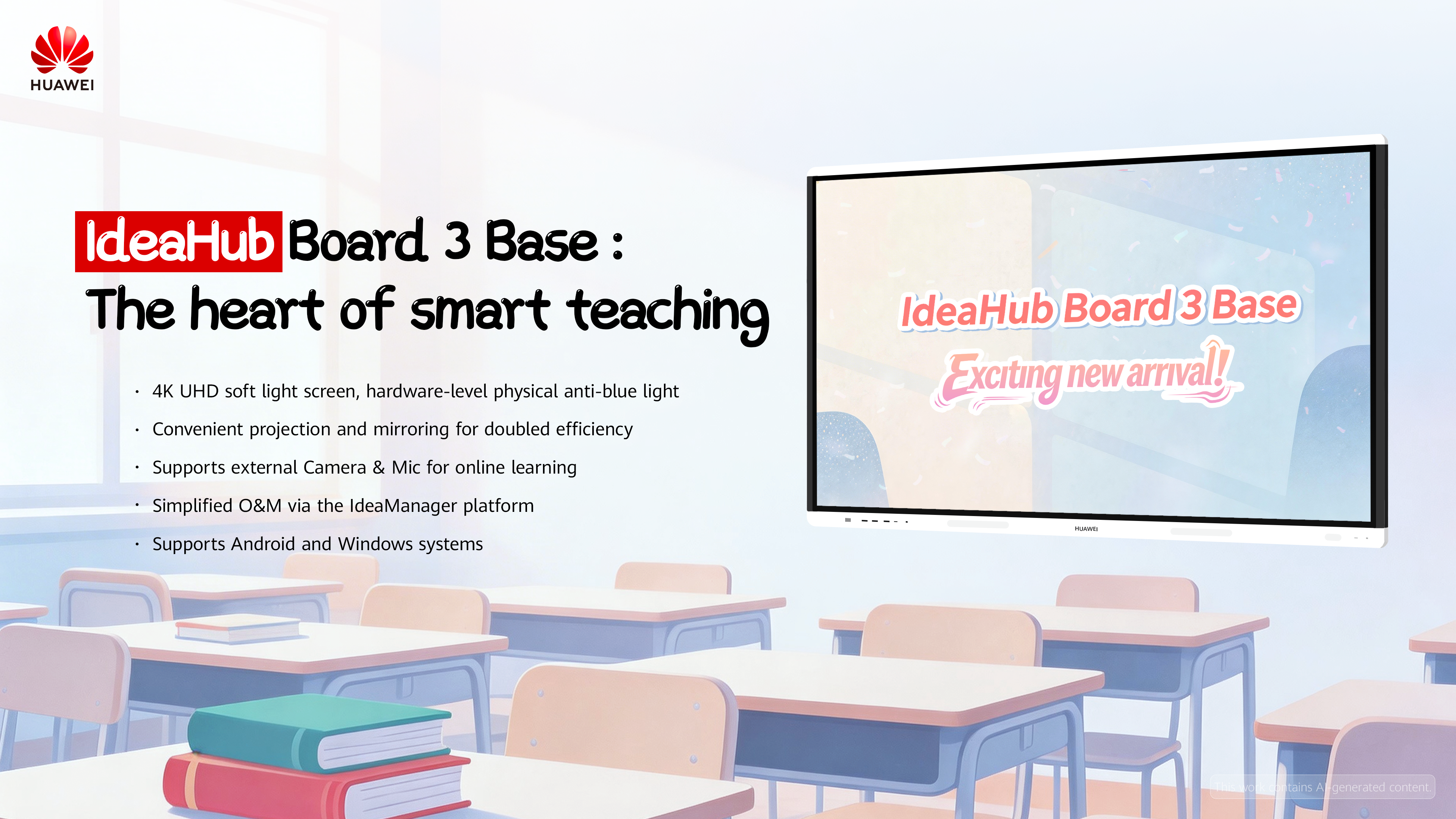 IdeaHub Board 3 Base Smart Teaching Poster - Huawei Enterprise
